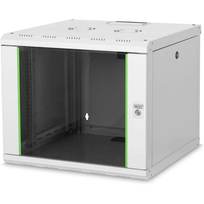 Armoire Réseau – Rack 19 Pouces – 9U – Montage Mural – Profondeur 600 ...