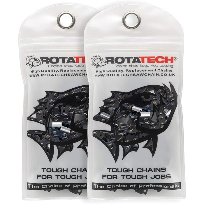 2 x véritable 35 cm rotatech Chaîne pour tronçonneuse * Lot de 2 ...