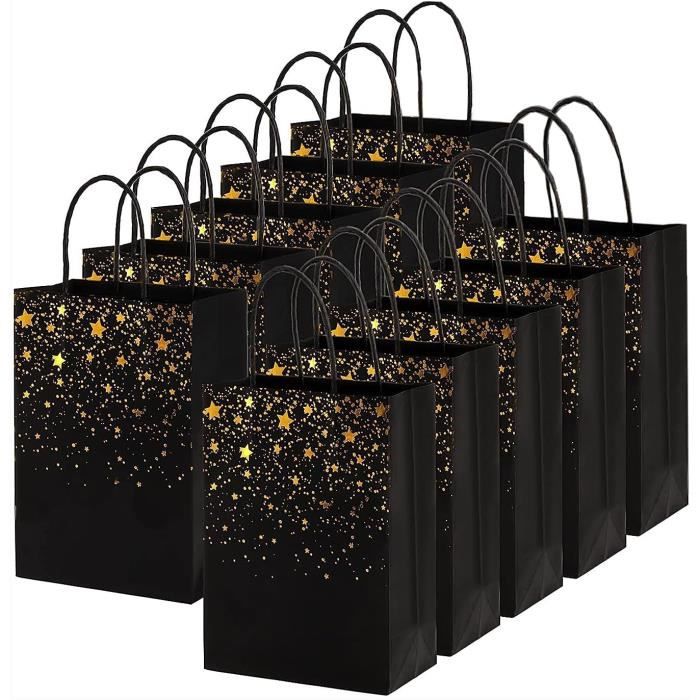 Sac Craft avec Poignée, 10X Sac Kraft Sac en Papier Kraft Sac Cadeau ...