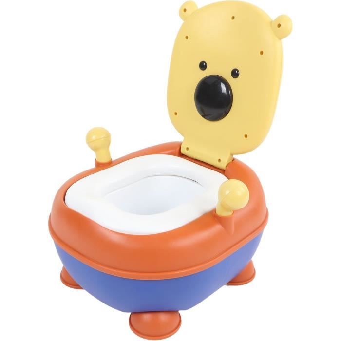 Pot, Dessin Animé Portatif En Plastique De Pot De Toilette ...