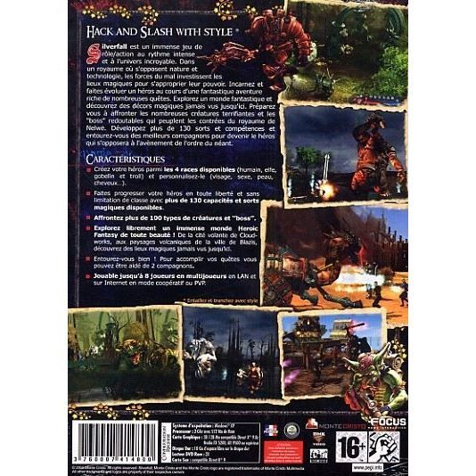 SILVERFALL / PC DVD-ROM - Cdiscount Jeux vidéo