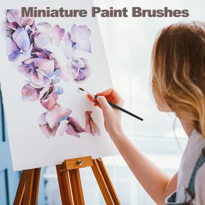 Pinceaux De Détails Fins, 10 Pièces Pinceau Maquette Pinceau Fin Nail ...