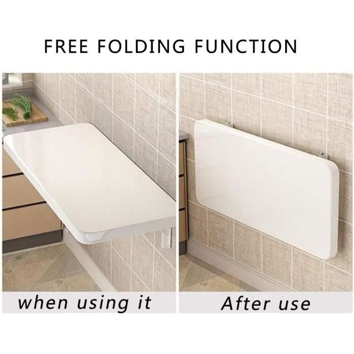 Table Murale, Table De Cuisine Rabattable,Murale Établi Pliant Tables ...