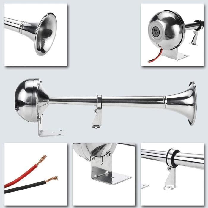 Klaxon Train Pneumatique Pour Voiture Camion, Matériau Qualité Poli ...
