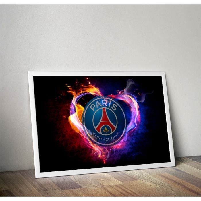Poster Logo PSG Paris Saint Germain Football Wall Art team France - A3 ...