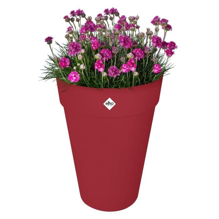 ELHO Pot De Fleurs Loft Urban Rond Haut 42 Rouge 42 X H 56 Cm elho-pot-de-fleurs-loft-urban-rond-haut-42-rouge-42-x-h-56-cm