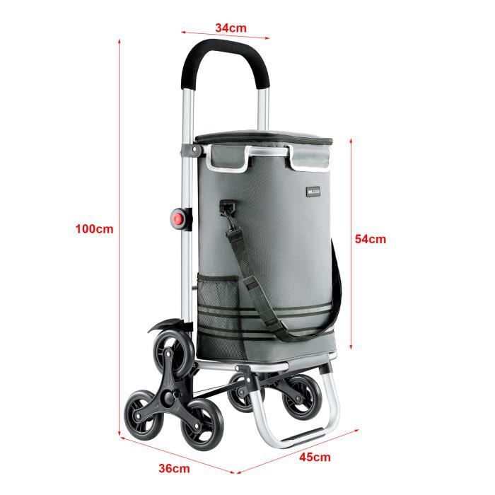 Chariot de courses Neef pliable monte-escaliers
