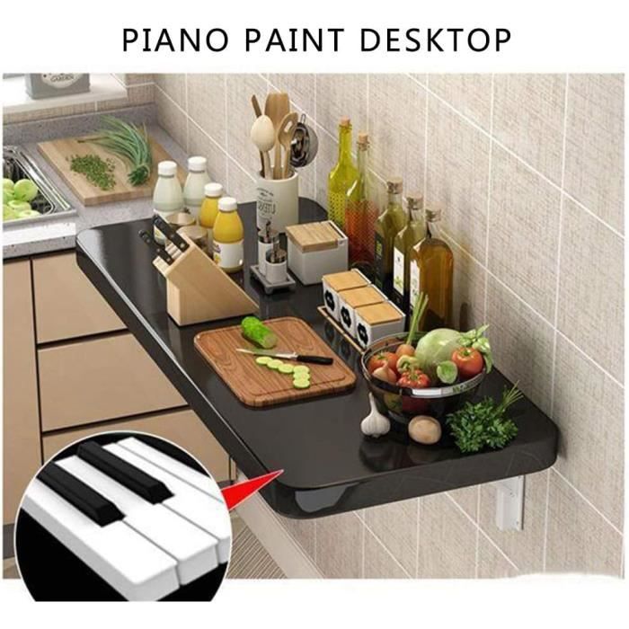 Table Murale, Table De Cuisine Rabattable,Murale Établi Pliant Tables ...