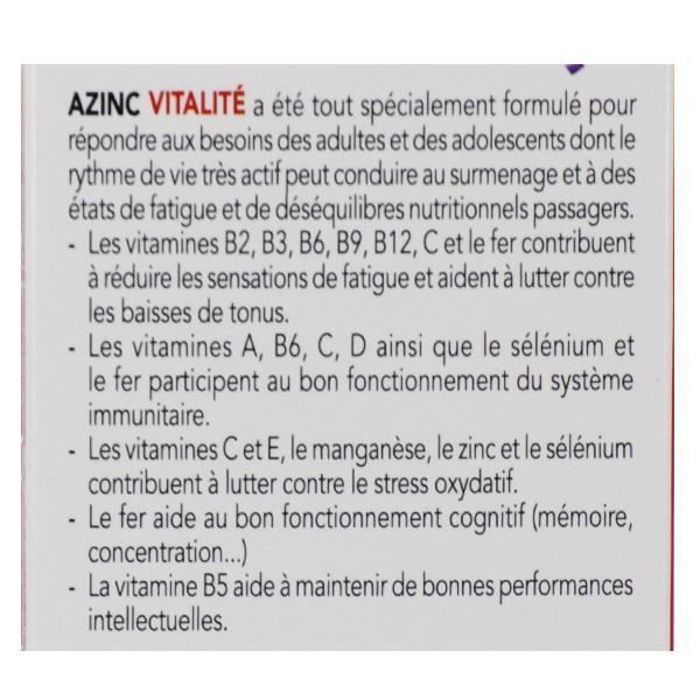 Arkopharma Azinc Adulte Vitalité Vitamines C & E Zinc 150 gélules ...