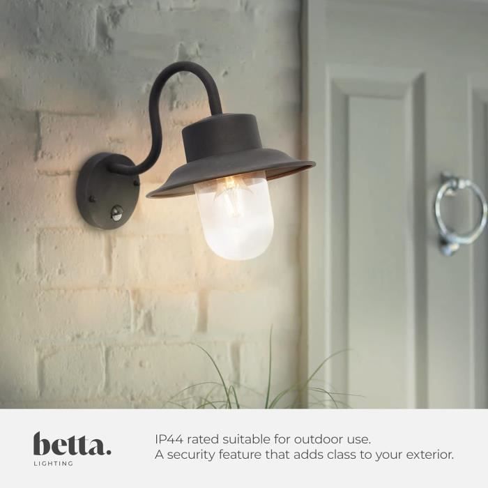 Applique Murale Extérieure Pir - Ip44 - Détecteur De Mouvement - Lampe ...