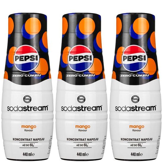 Sirop pour soda - Sodastream - Pepsi Max Zéro Sucre Mangue - Pack ...