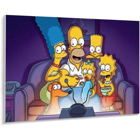 1000Pcs Les Simpsons Dessin Animé Personnage Peinture Photo Art 1000Pcs ...