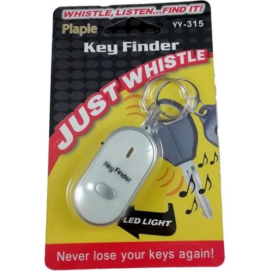 Porte Clé Détecteur de Clef Anti Perte Sifflez il répond Tracker Key Finder - Cdiscount ...