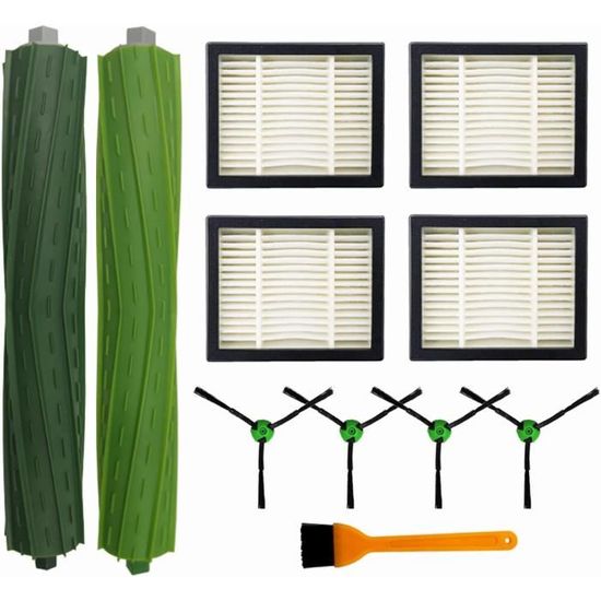 Roboparts Kit D'Accessoires Pour Robot Aspirateur Irobot J7 J7+ Brosse Principale, Filtre Hepa ...
