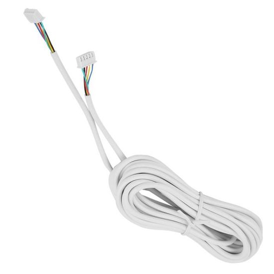 ZJCHAO Câble cuivre 5-Core 15m pour système interphone vidéo ...