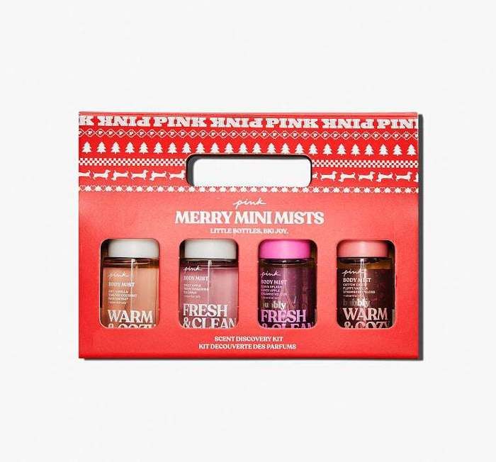 Victoria's Secret - Coffret cadeau Mini Brumes Merry | 4x 75ml ...