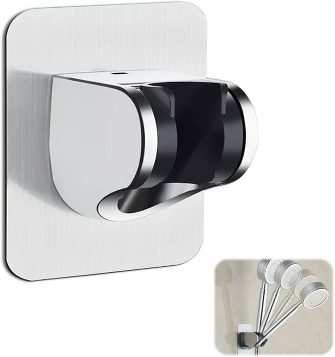 Support Douche Sans Percage Colle- Support Pommeau De Douche Universel ...