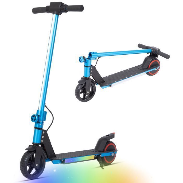 Vankel Trottinette Électrique Enfant 6-14 Ans – 150W – Autonomie 5-8 km ...