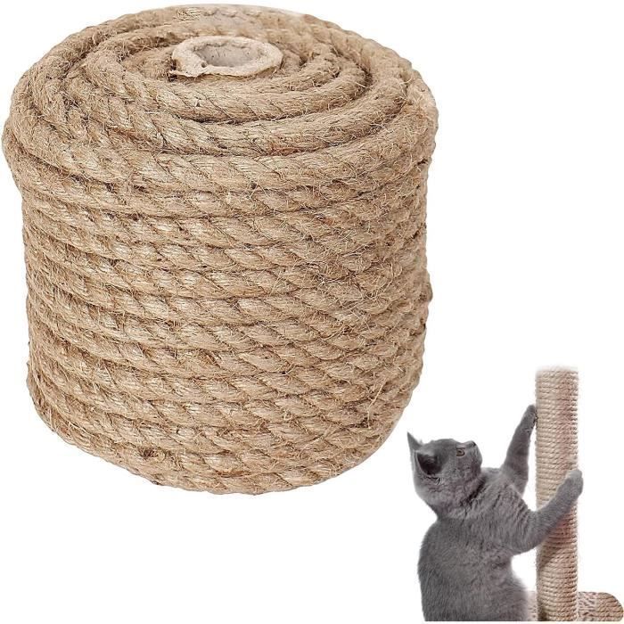 Corde de Jute 10mm x 20m Corde de Sisal Naturel Corde à main courante ...