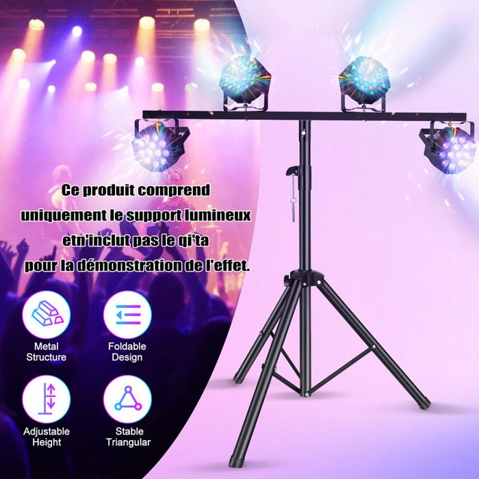 UKING - MOOVING LIGHT & SOUND - Pied Support Lumière DJ ML-SUPPORT ...