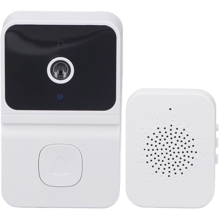Caméra De Sonnette, Sonnette Vidéo Wifi Intelligente 1080P Sans Fil ...