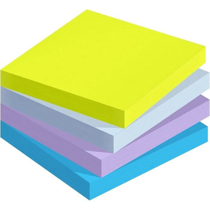 Notes autocollantes amovibles Post It Bright Post Stckies Note super ...