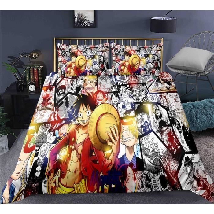 Housse de Couette One Piece Manga - Parure de Lit One Piece Anime ...