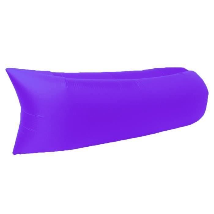 Air Canapé Gonflable Chaise Longue de Plage Portable Canapé Matelas ...