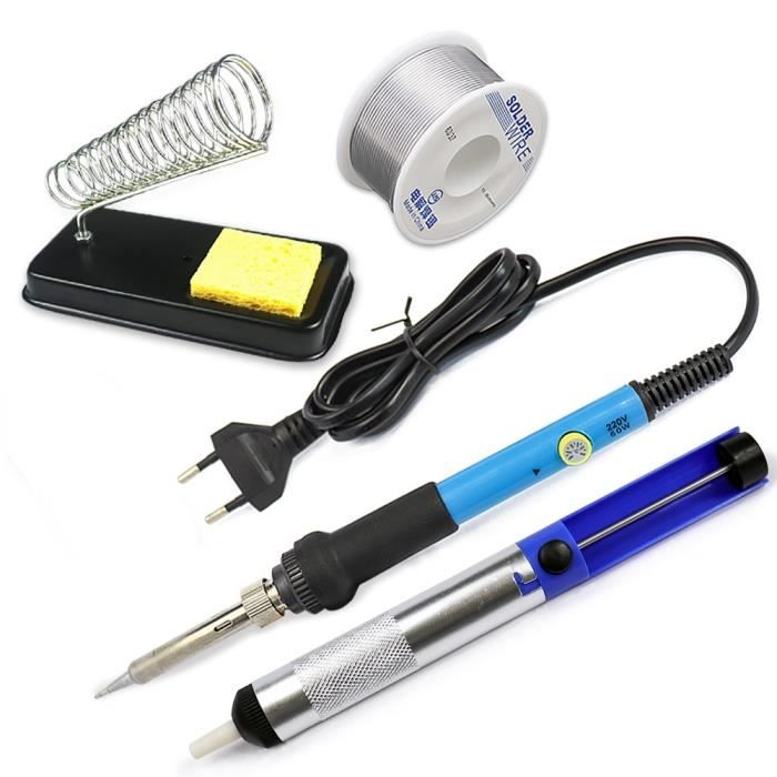 Poste a souder,Mini fer à souder électrique à température réglable 60W ...