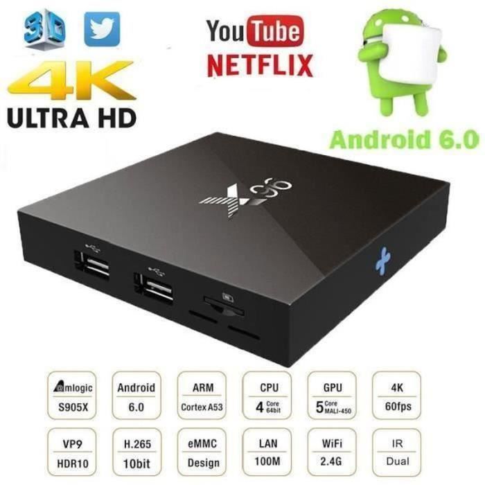 X96 TV Box Android 60 Marshmallow Amlogic S905X Quad Core 2G 16G Ultra ...