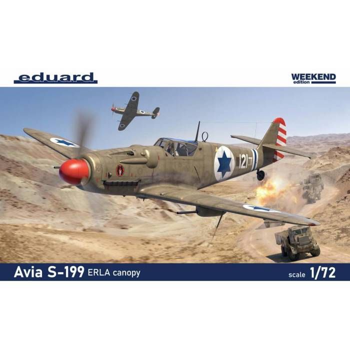 EDUARD - Maquette Avion Avia S-199 Erla Canopy Weekend Edition Eduard ...