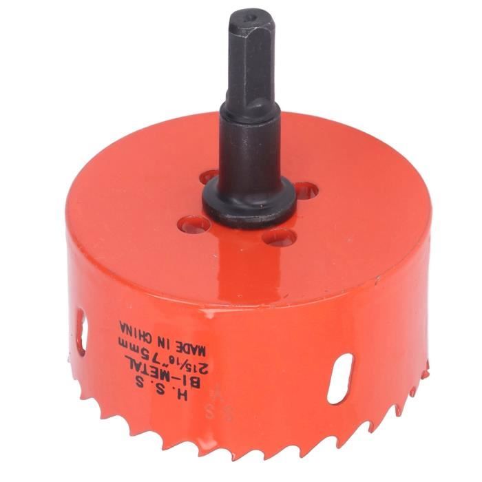 LAN Scie-Trépan Bi-Métal Avec Foret En Acier Rapide Pour Bois Pvc - Découpe Rapide Et Précise ...