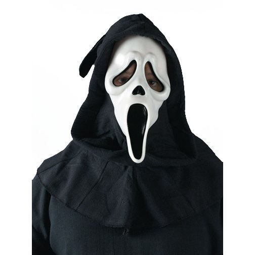 Masque - FUN WORLD - Scream Phosphorescent© - Noir - Brille dans la ...