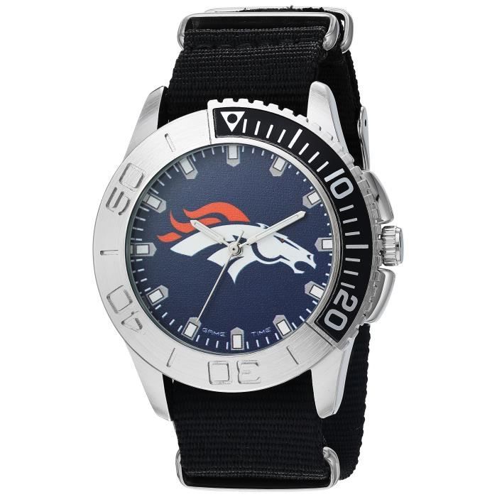 Game Time Starter » Métal Et Nylon Quartz Montre analogique, Couleur ...