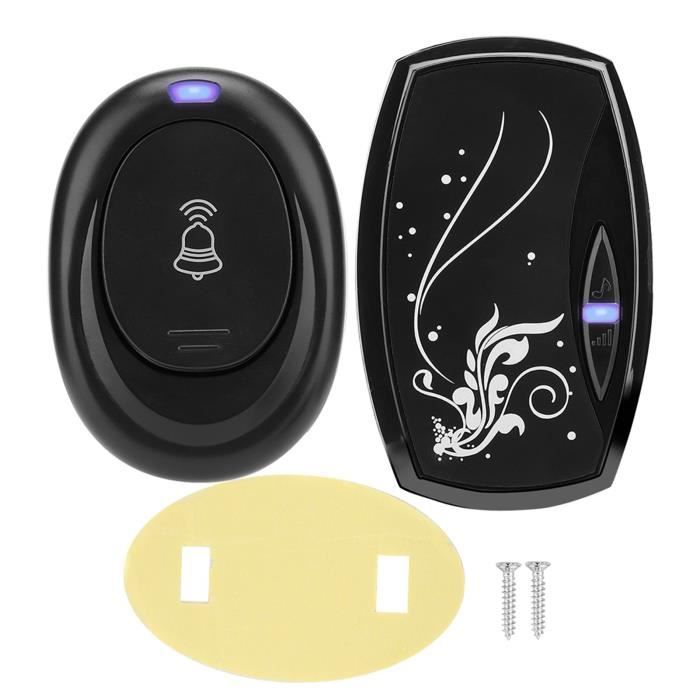 HURRISE Carillon Sonnette 50m à distance sans fil 36 carillon étanche ...