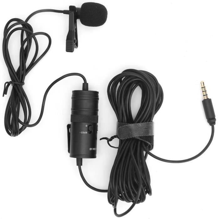 KISS-Zerone Mini microphone BOYA BY‑M1 Pro Microphone à Pince à Cravate ...