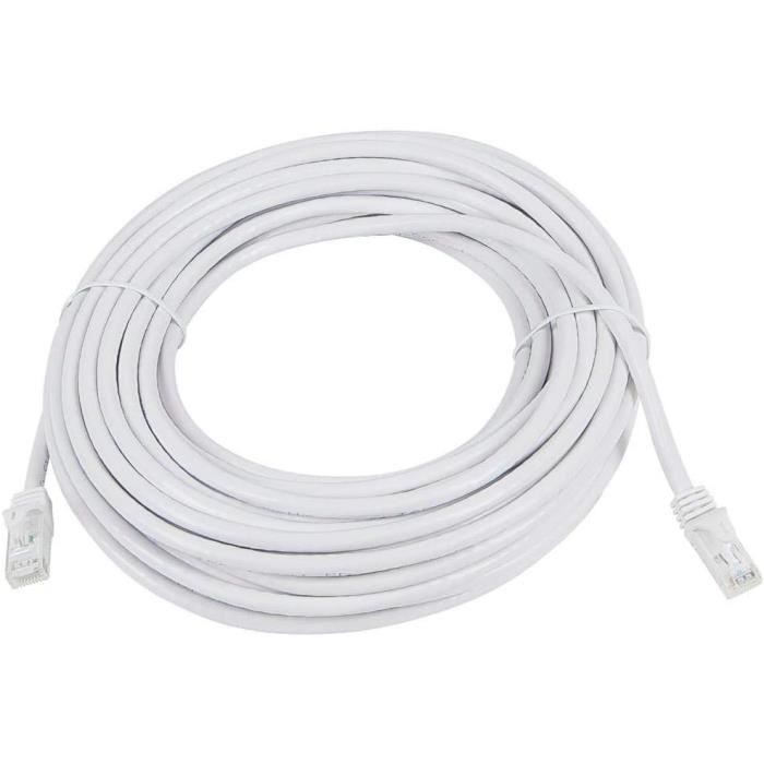 Câble réseau Ethernet Monoprice 11233 30,5 m Flexboot Série 24 AWG Cat6 ...