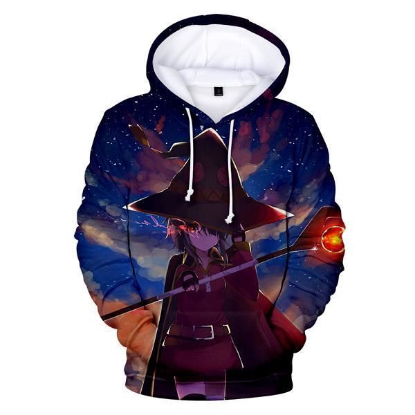 Sweat-shirt imprimé en 3D,Anime Konosuba 3D Sweats à Capuche Imprimés ...