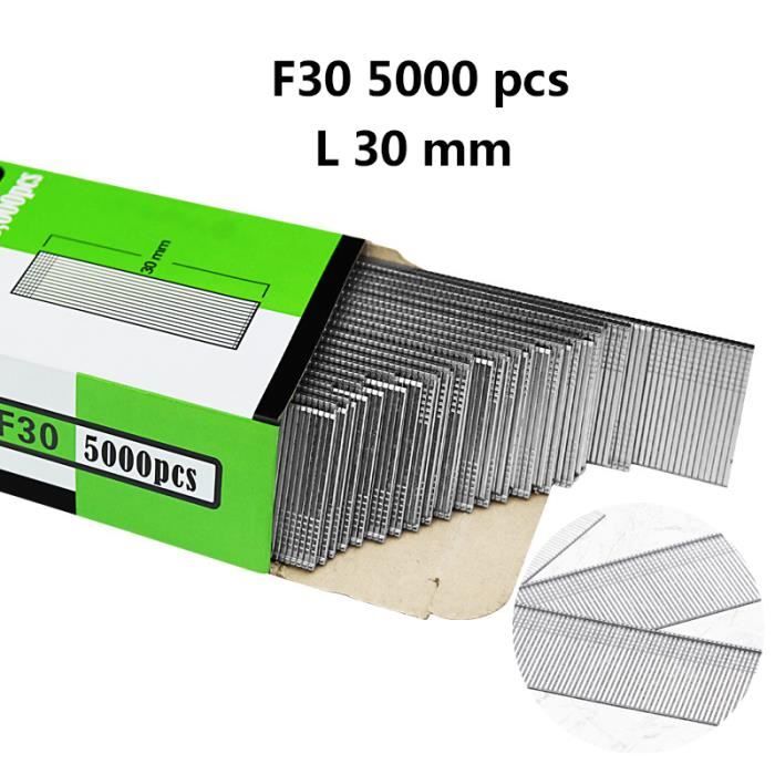 Clous F30 Longueur 30 mm Galvanisé Inox - Boite de 5000 pcs - Cdiscount ...