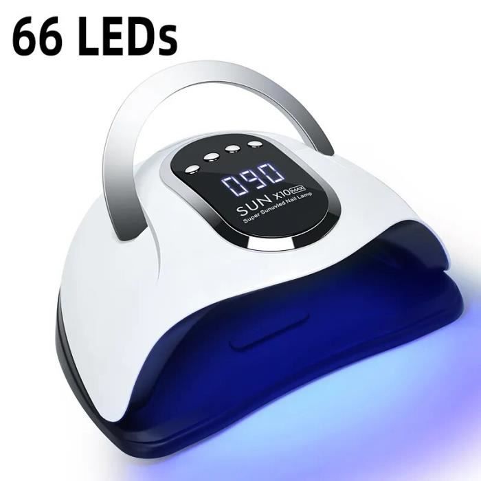 Lampe UV à 66 LED pour le séchage du vernis à ongles,avec capteur intelligent,Machine de ...
