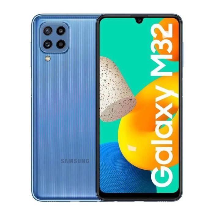 SAMSUNG GALAXY M32 M325 6,4" 128 Go Bleu - Cdiscount Téléphonie