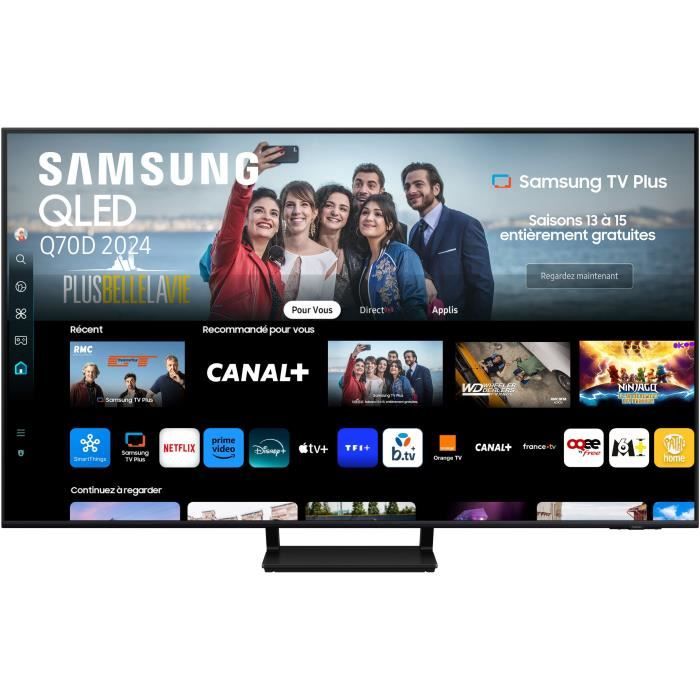 Samsung 55Q70D - TV QLED 55" (140 cm) - 4K UHD 3840x2160 - 120 Hz - HDR - Smart TV - Gaming HUB ...