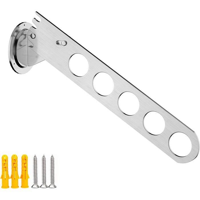 Cintre Mural Pliable, Porte Cintre Mural Pliant, Porte Manteau Rail en ...