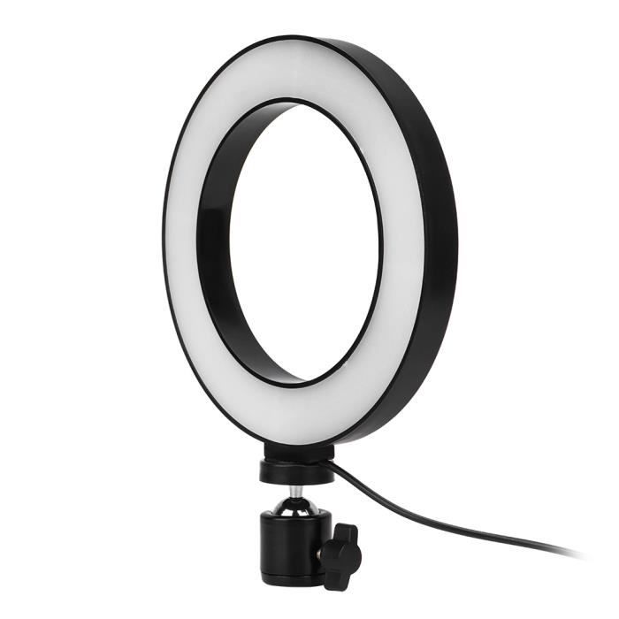 6 pouces LED Ring Light Living Broadcast Selfie Fill Lamp Dimmable 3 ...