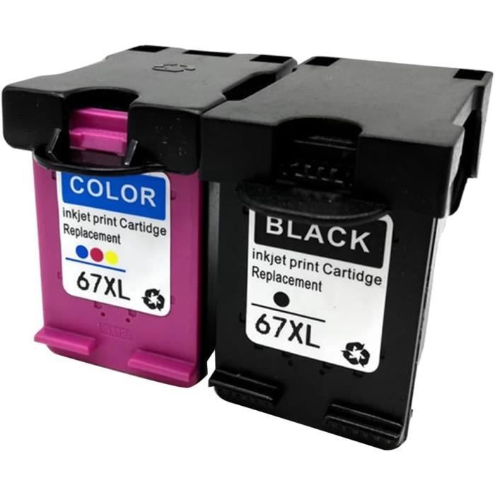 Iink Box 67Xl Lot De Cartouches D'Encre Compatibles Avec Hp67 Xl Pour ...