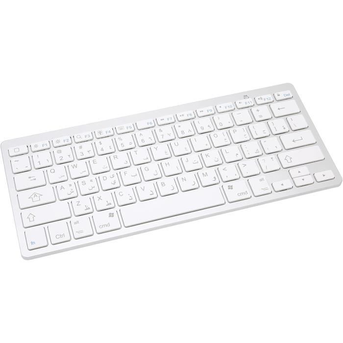 Clavier Sans Fil, Mini Clavier Multilingue Ultra Fin À 78 Touches ...