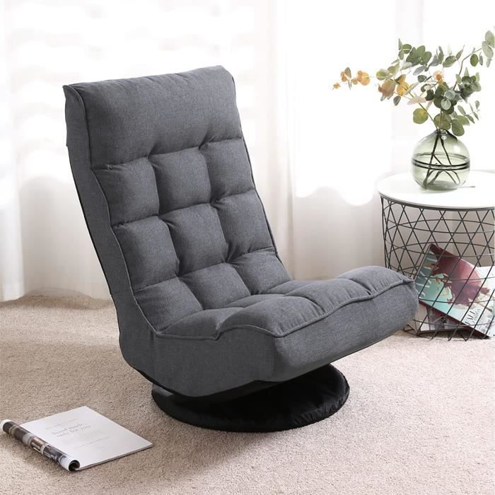 Chaise De Sol Pivotante À 360°, Fauteuil Salon Pouvant Supporter Jusqu ...