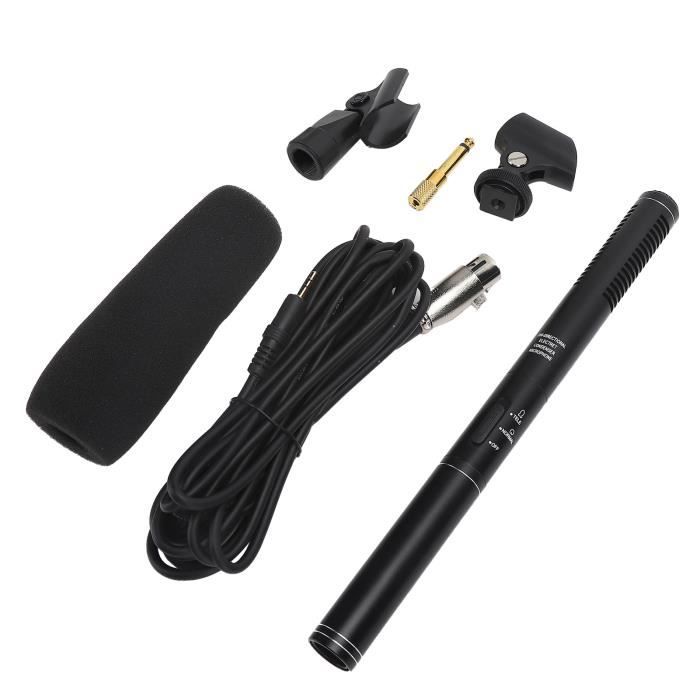VBESTLIFE Microphone capacitif Microphone d'interview haute sensibilité ... VBESTLIFE Microphone capacitif Microphone d'interview haute sensibilité ...