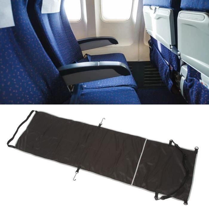 Repose-pieds hamac pour avion en polyester - VGEBY - Noir - 41 cm ...