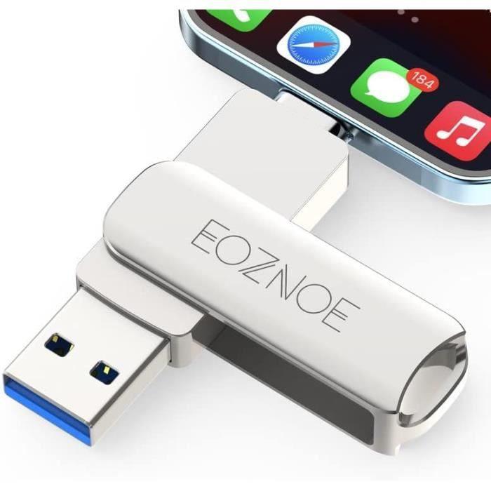 Clé USB - YOKULI - A421 - 256 Go - USB 3.0 - Compatible iOS/Android ...